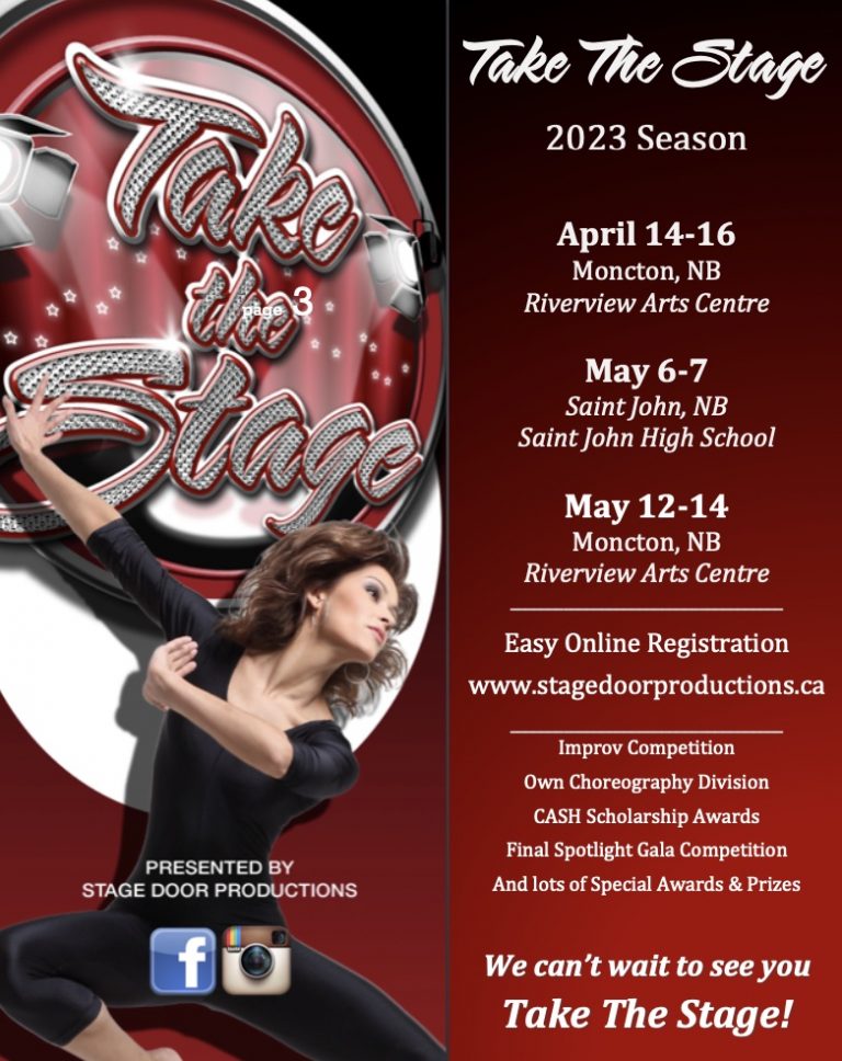 Stage Door Productions – Take The Stage!